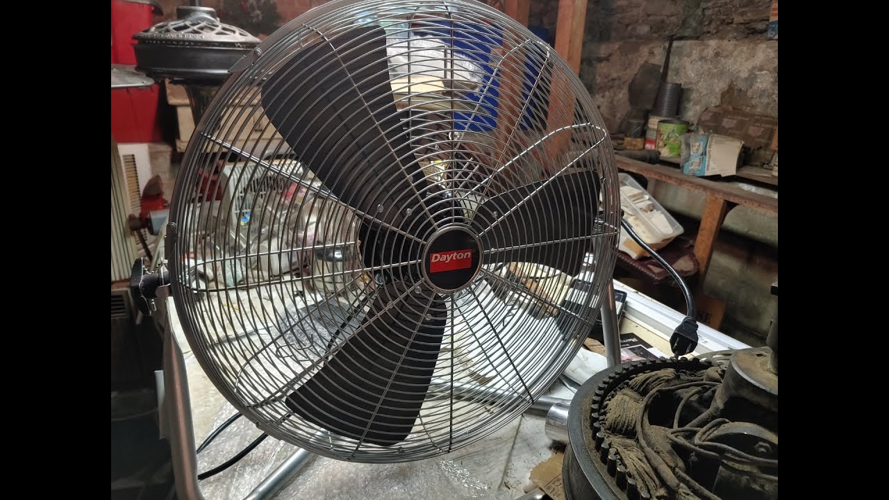 Dayton 20 Inch High Velocity Fan - YouTube