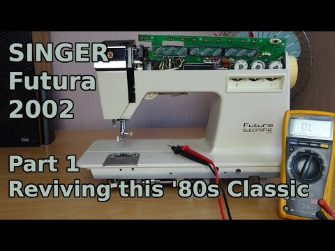 Reviving this '80s Classic Singer Futura Electronic 2002 - Part 1