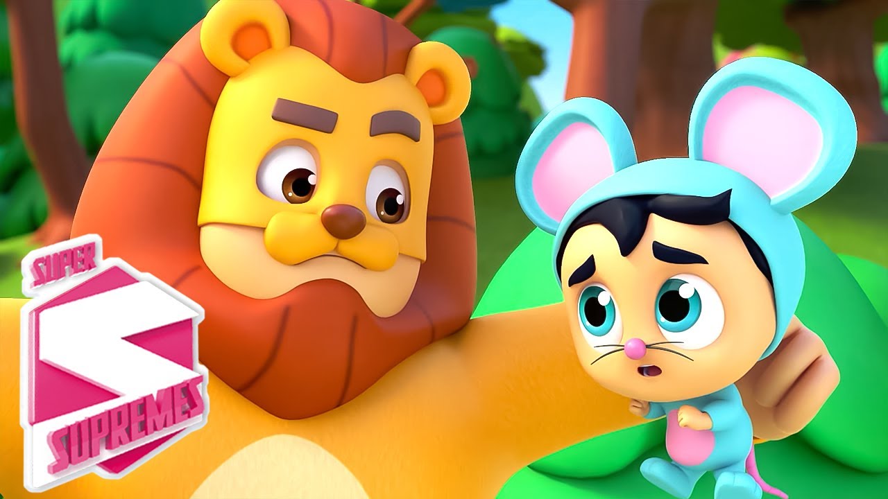 Super Supremes Le Lion et la Souris + Plus Histoires Dessins animés et ...