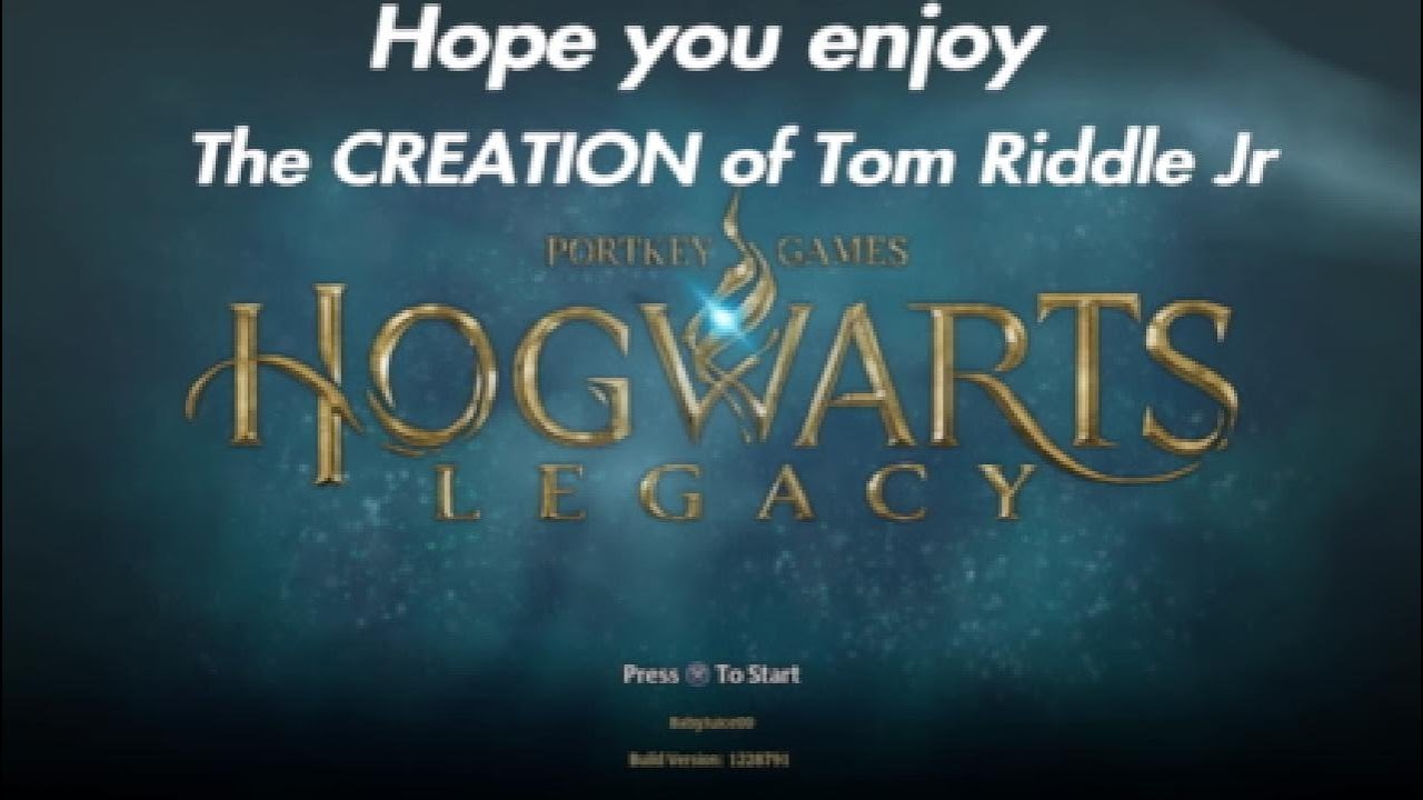 The CREATION of Tom riddle Jr ......HOGWARTS WALKTHROUGH - YouTube