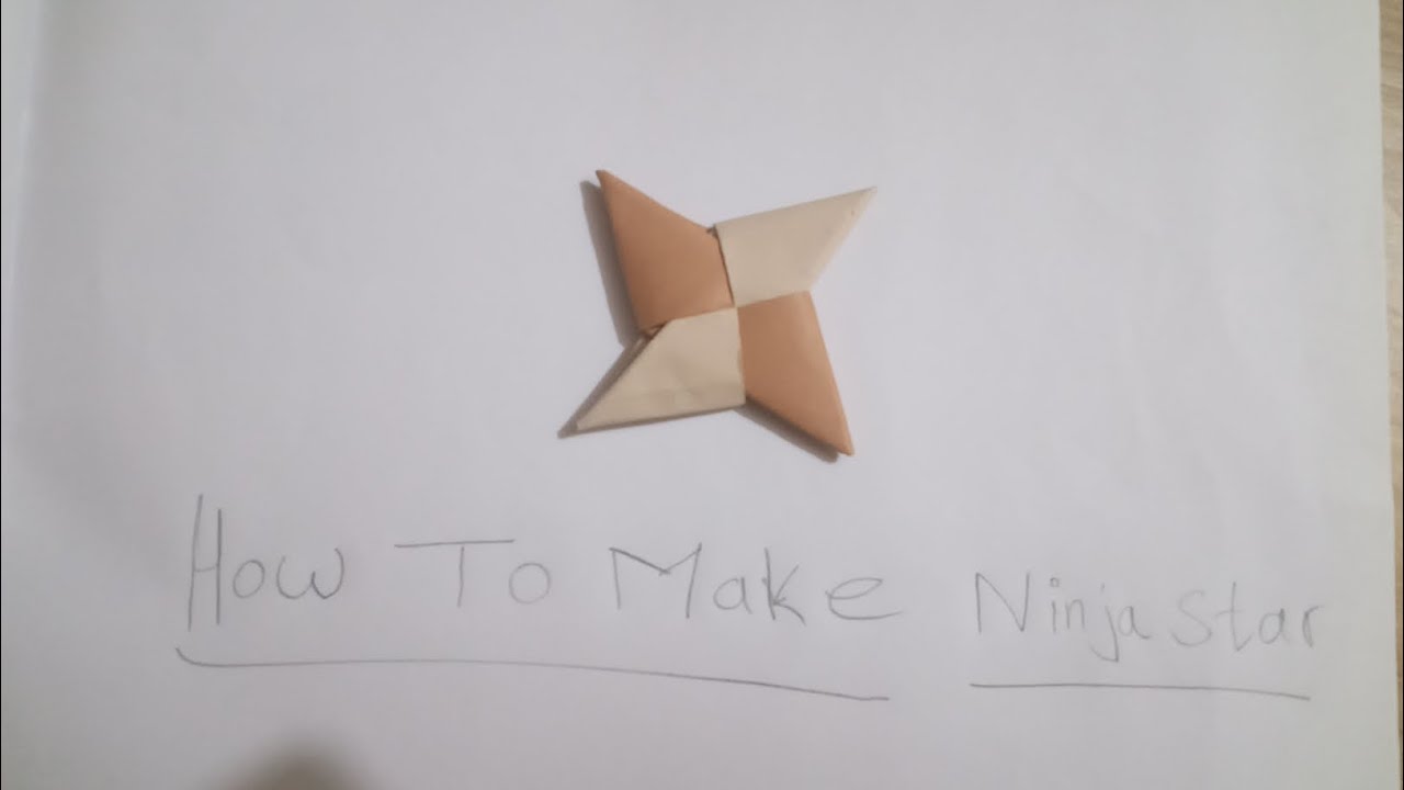 How to make Sharingan (ninja star) - YouTube