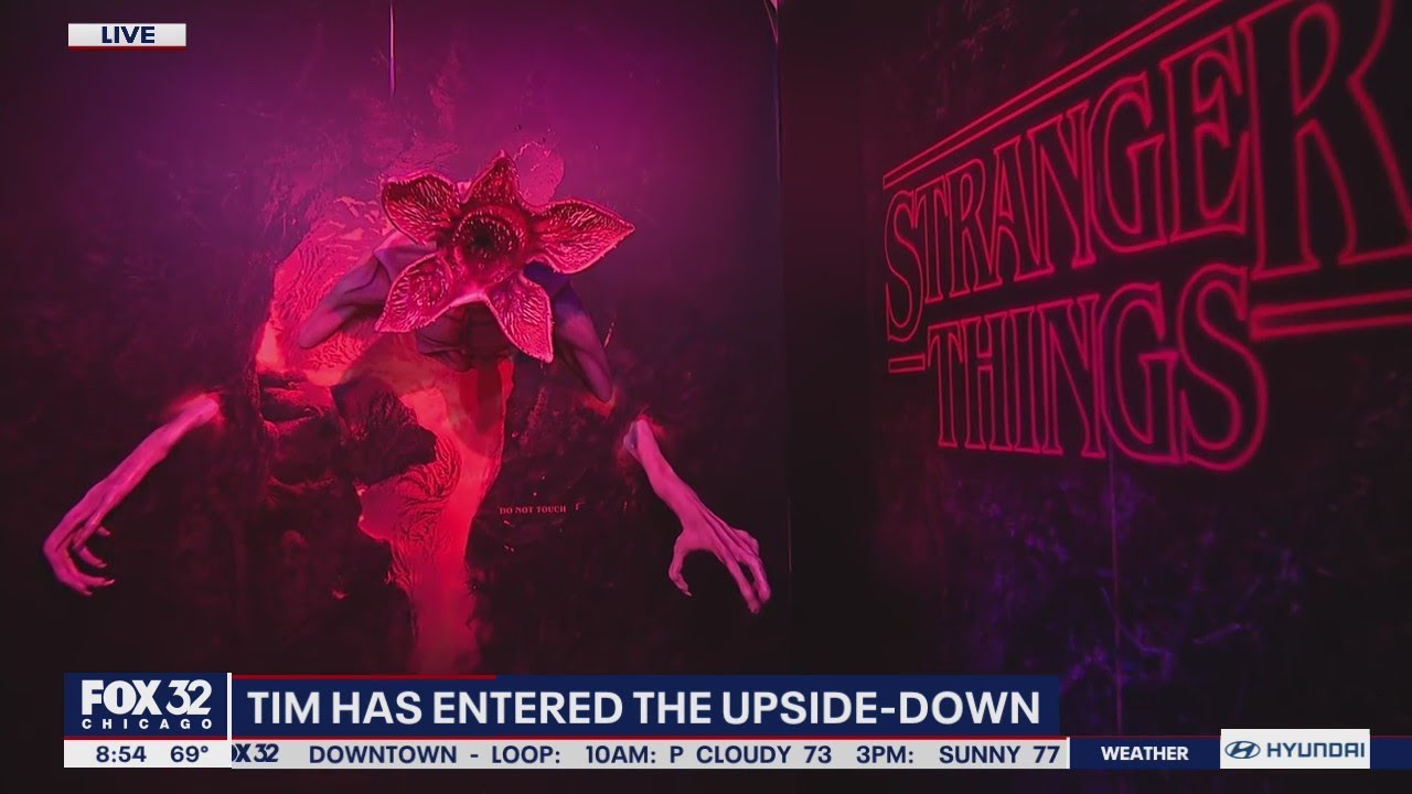 A demogorgon has descended on Oak Brook inside The Stranger Things ...