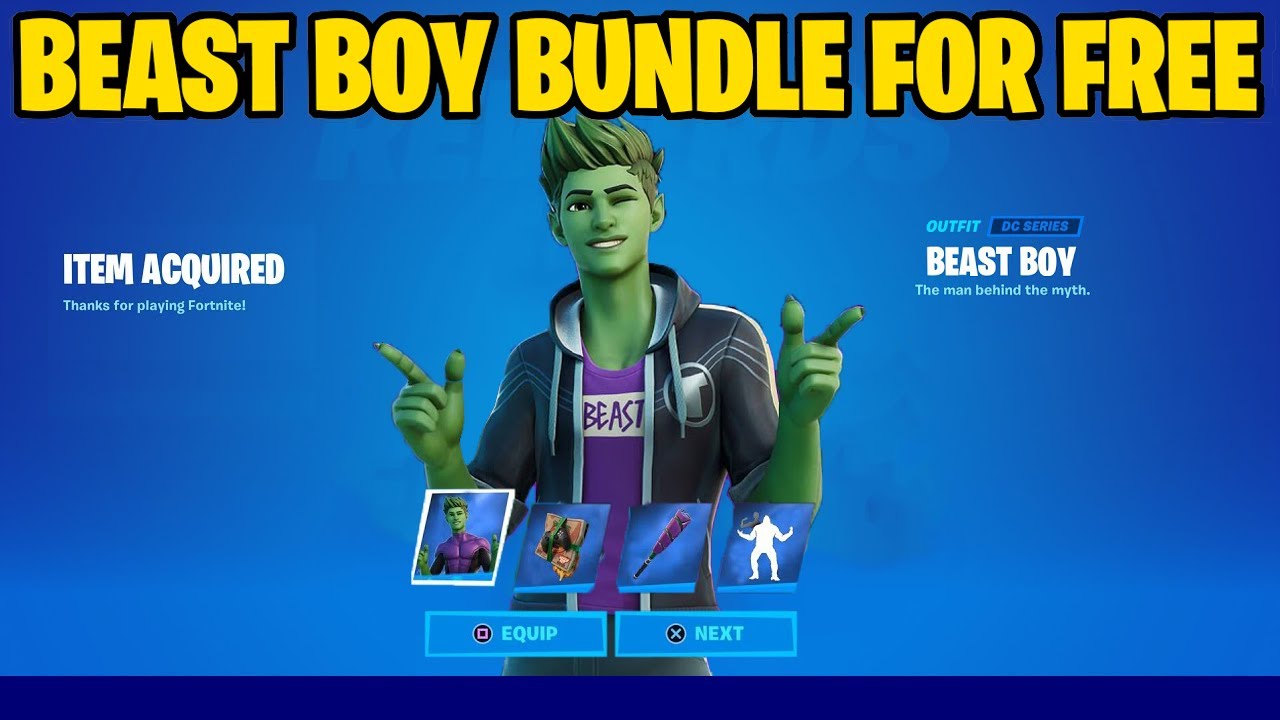 How To Get BEAST BOY In Fortnite! (Beast Boy Skin) - YouTube