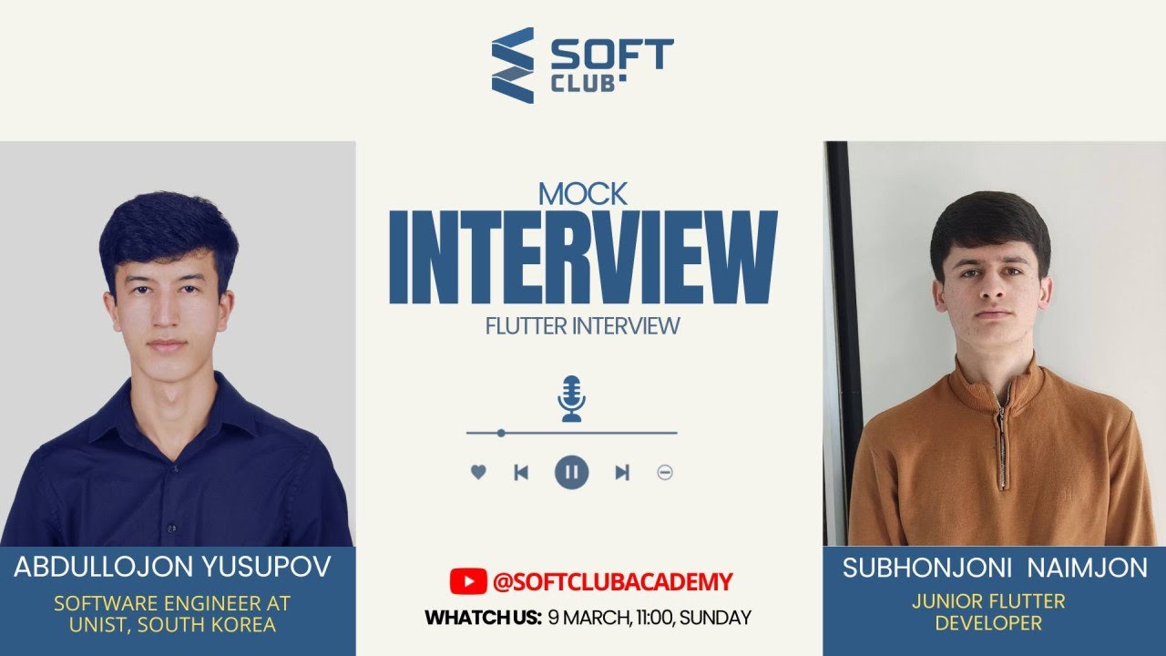 #1 Mock FLUTTER Interview - YouTube