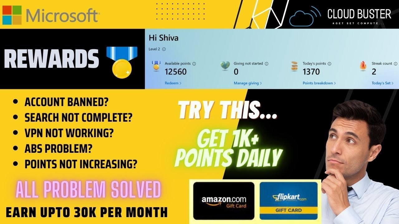 Microsoft Rewards Live Coin Collect | All problem fixed | Action Center ...