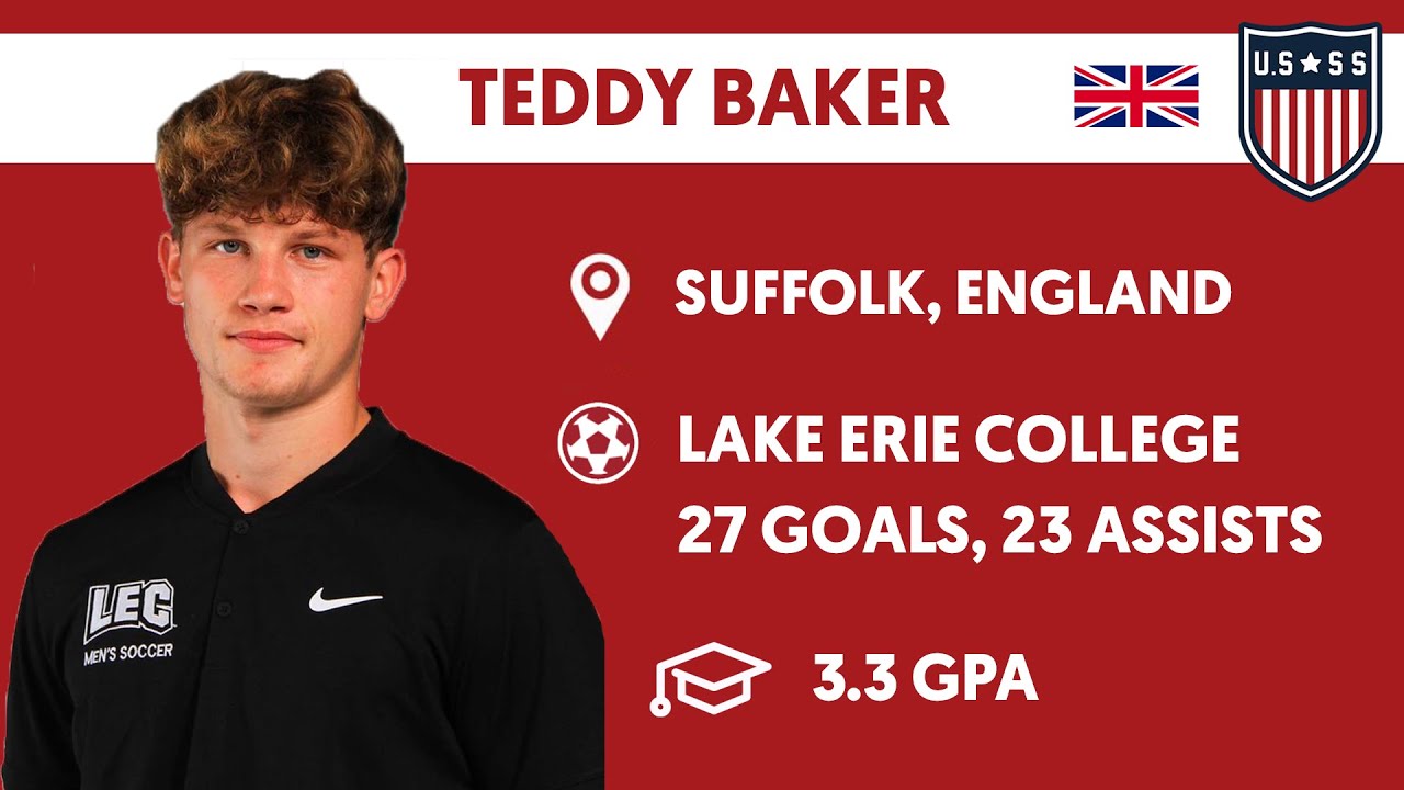 Teddy Baker (Transfer) - U.S Sports Scholarships - YouTube