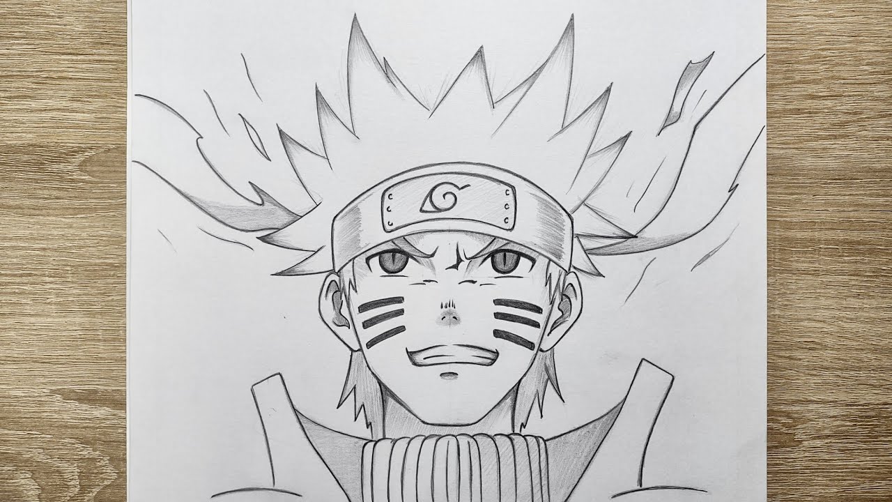 Comment dessiner Naruto Mode Ermite Rikudo || Dessiner un anime crayon ...