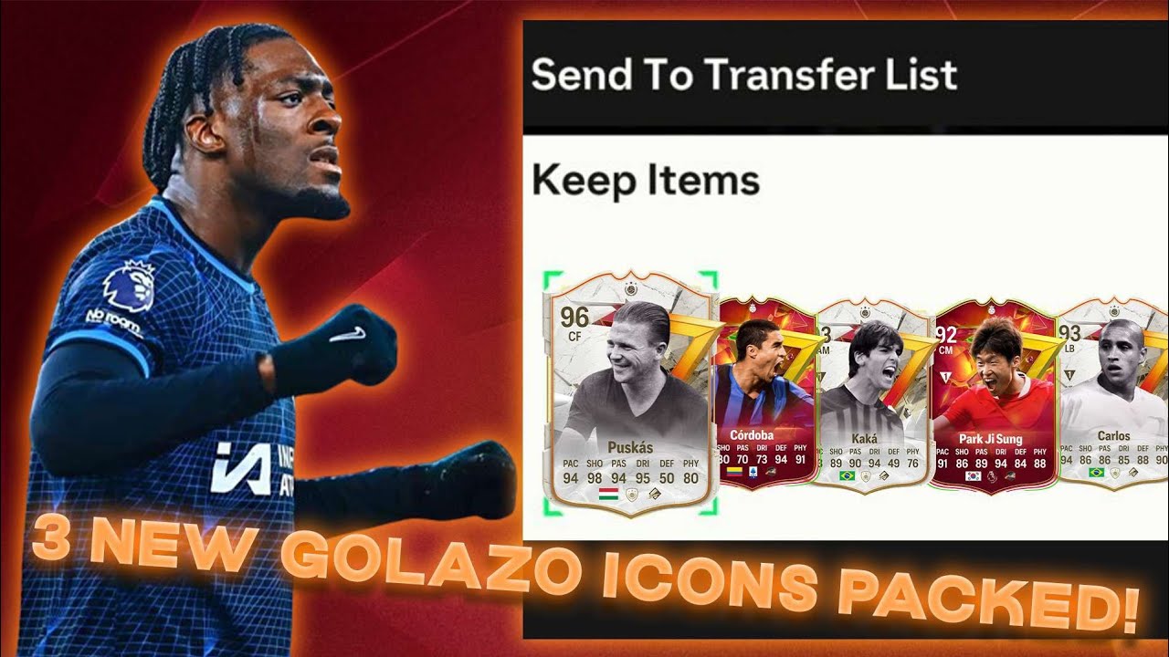WE PACKED 3 GOLAZO ICONS FROM PLAYER PICKS EA FC 24 RTG - YouTube