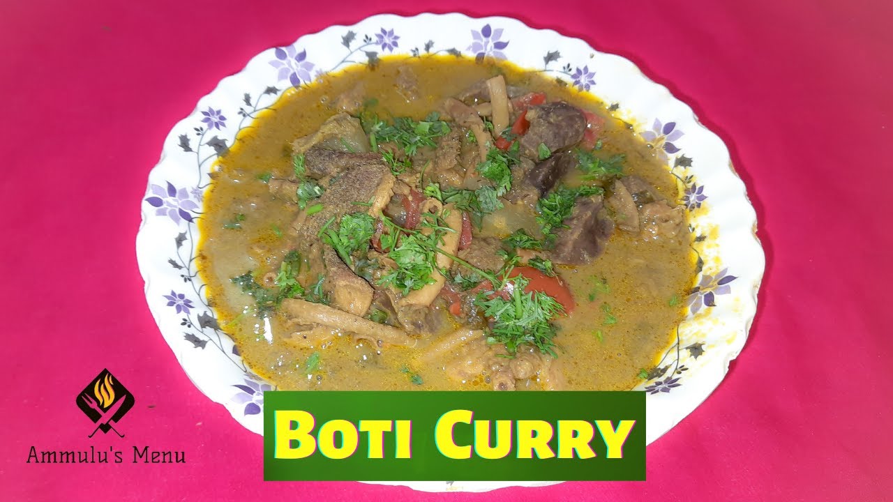 Boti Curry | Boti Gojju | Simple Boti Curry Recipe | Ammulu's Menu ...