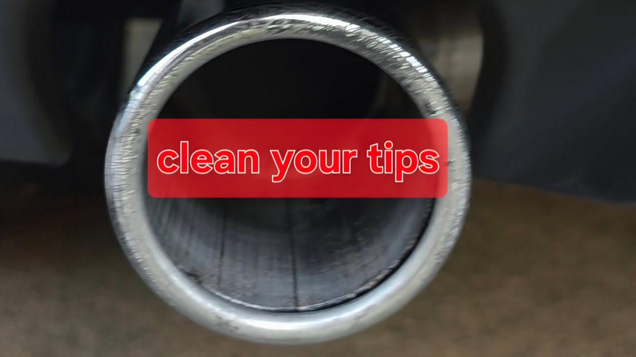 How To: Clean Your Exhaust Tips! - YouTube