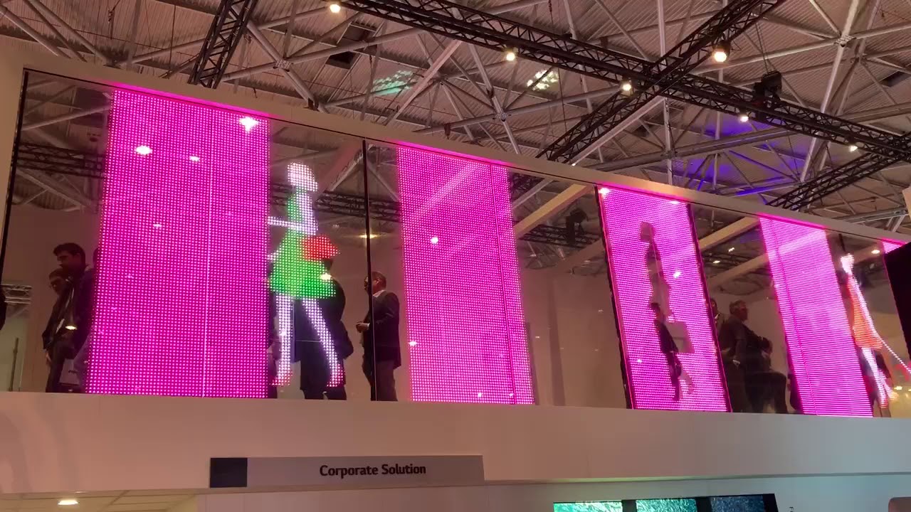 ISE 2019: LED Glass - YouTube