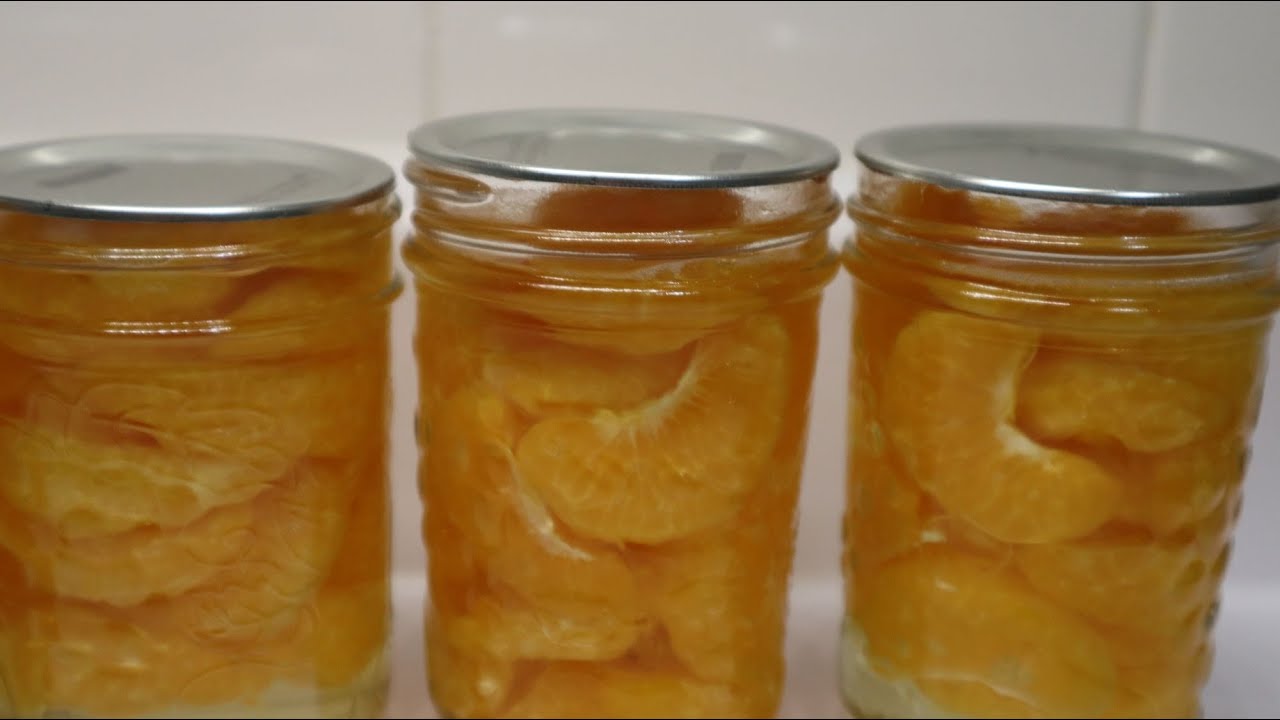 Canning Mandarin Oranges - YouTube