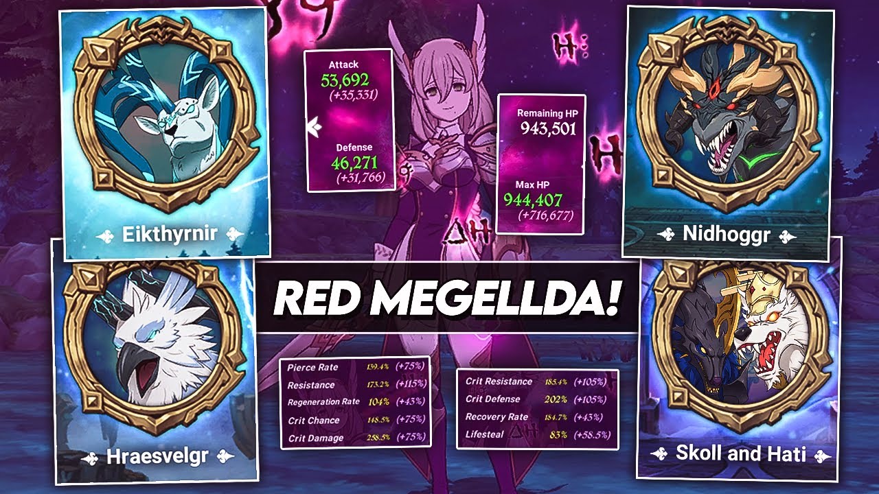 *COMPLETE SHOWCASE* New Megellda Showcase ALL Demonic Beasts! (7DS Info ...