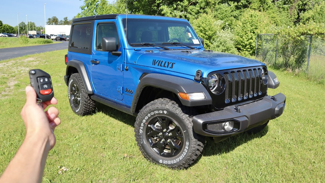 2022 Jeep Wrangler Willys 4X4 | Start Up, Walkaround, Test Drive and ...