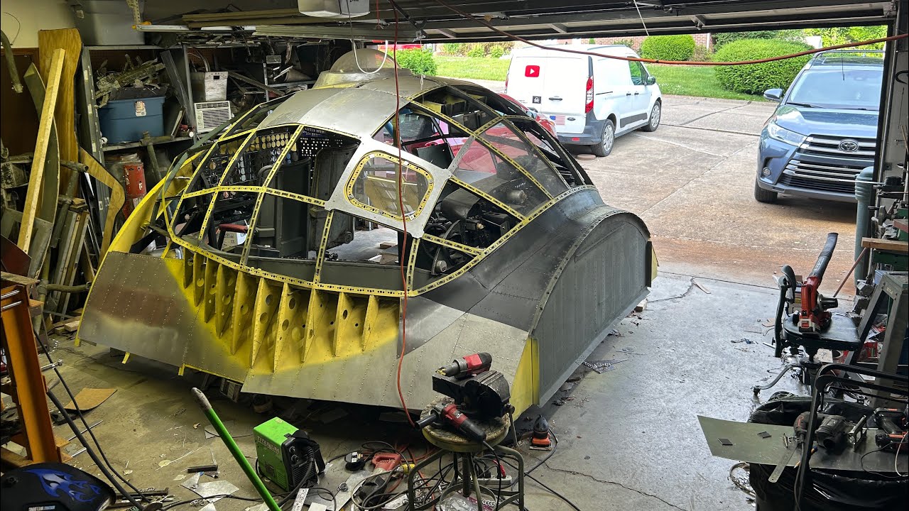 B-36 Dual Flight Engineer Panel Mounts and Details - YouTube