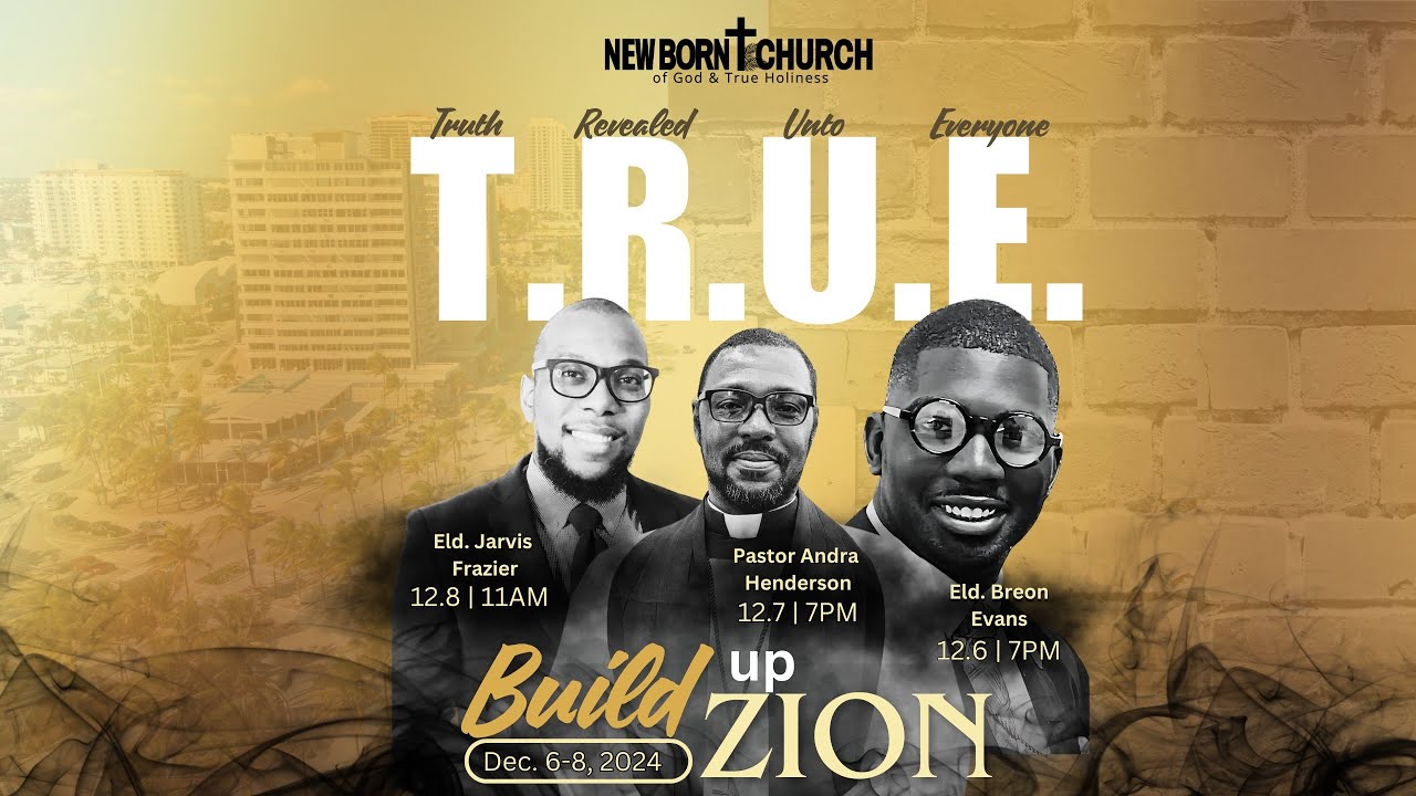 NBC T.R.U.E. Conference | Eld. Jarvis Frazier | Sunday Morning - YouTube