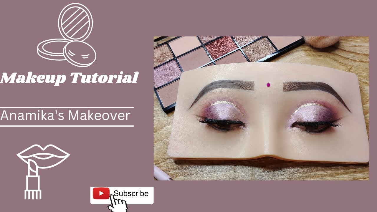 Pink soft glam eyemakeup tutorial..,makeup tutorial for beginners ...