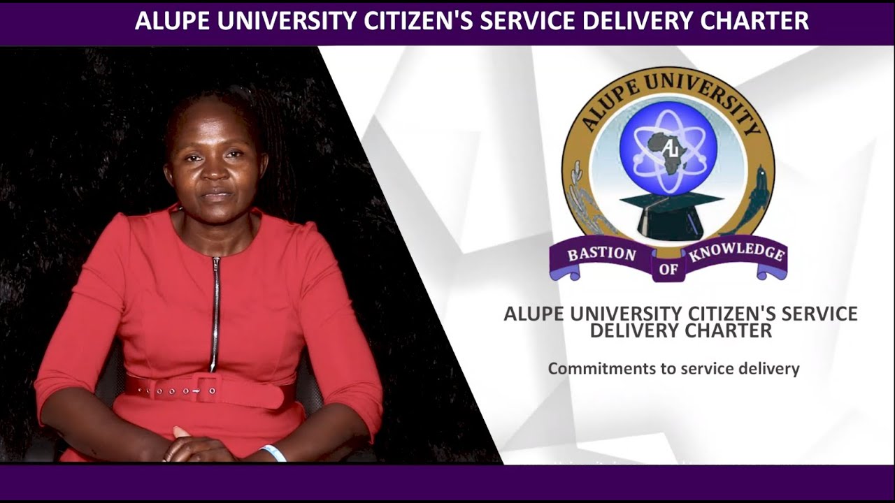 Alupe University Service Charter - YouTube