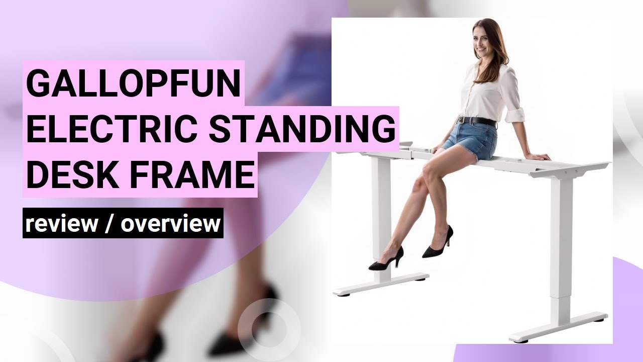 Review: Versatile Electric Standing Desk Frame for Home & Office - YouTube