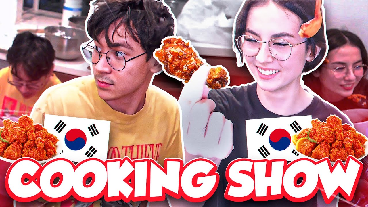 Kyedae & TenZ MAKE KOREAN FRIED CHICKEN !!! | Kyedae Friday's Cooking ...