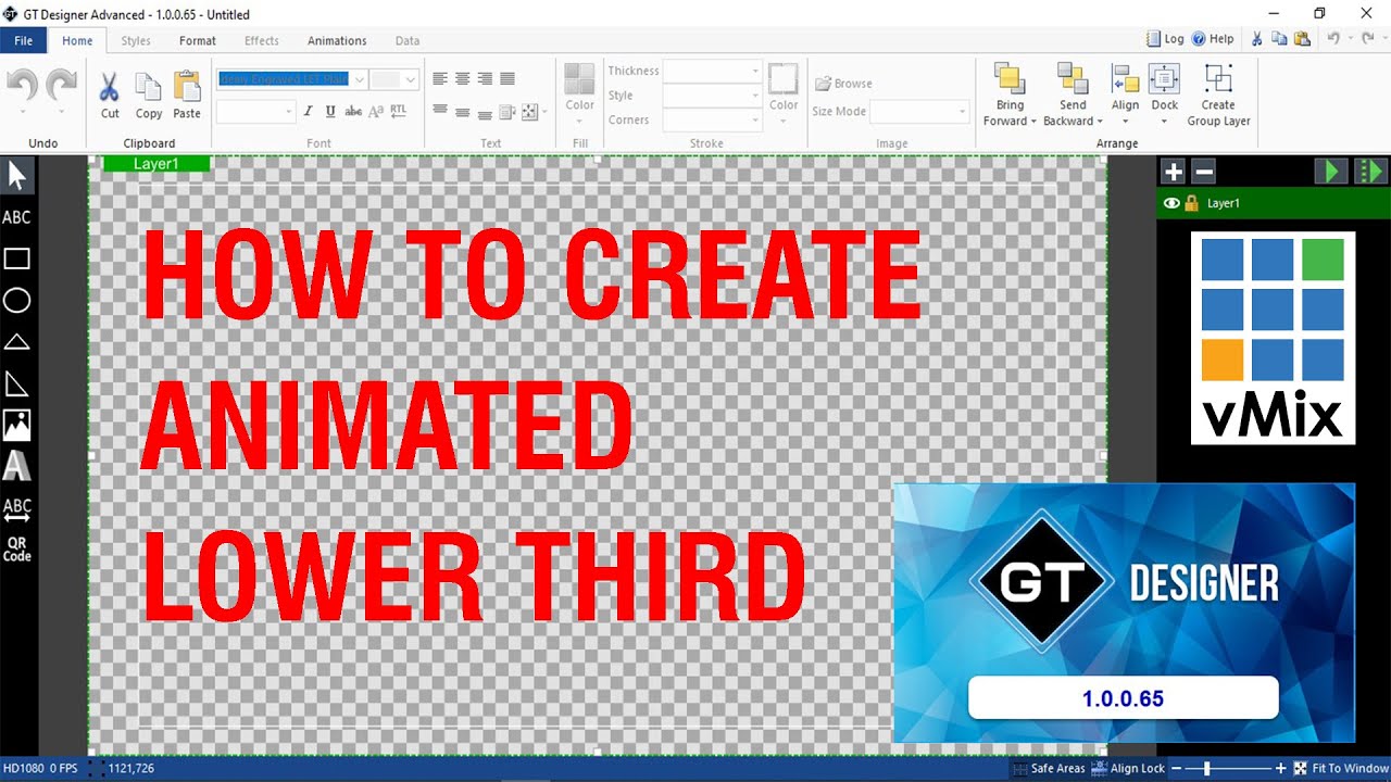 HOW TO CREATE ANIMATED LOWER THIRD - YouTube