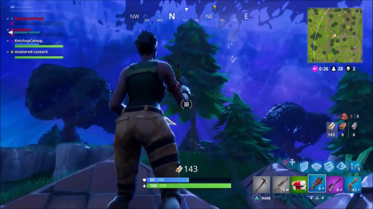 Fortnite: SURROUNDED BY 3 SQUADS - YouTube