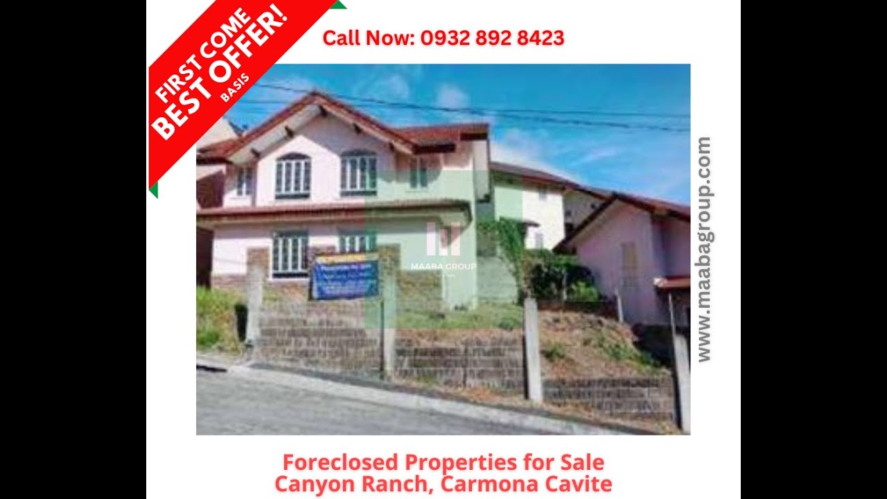 Canyon Ranch House and Lot for Sale in Carmona Cavite - YouTube
