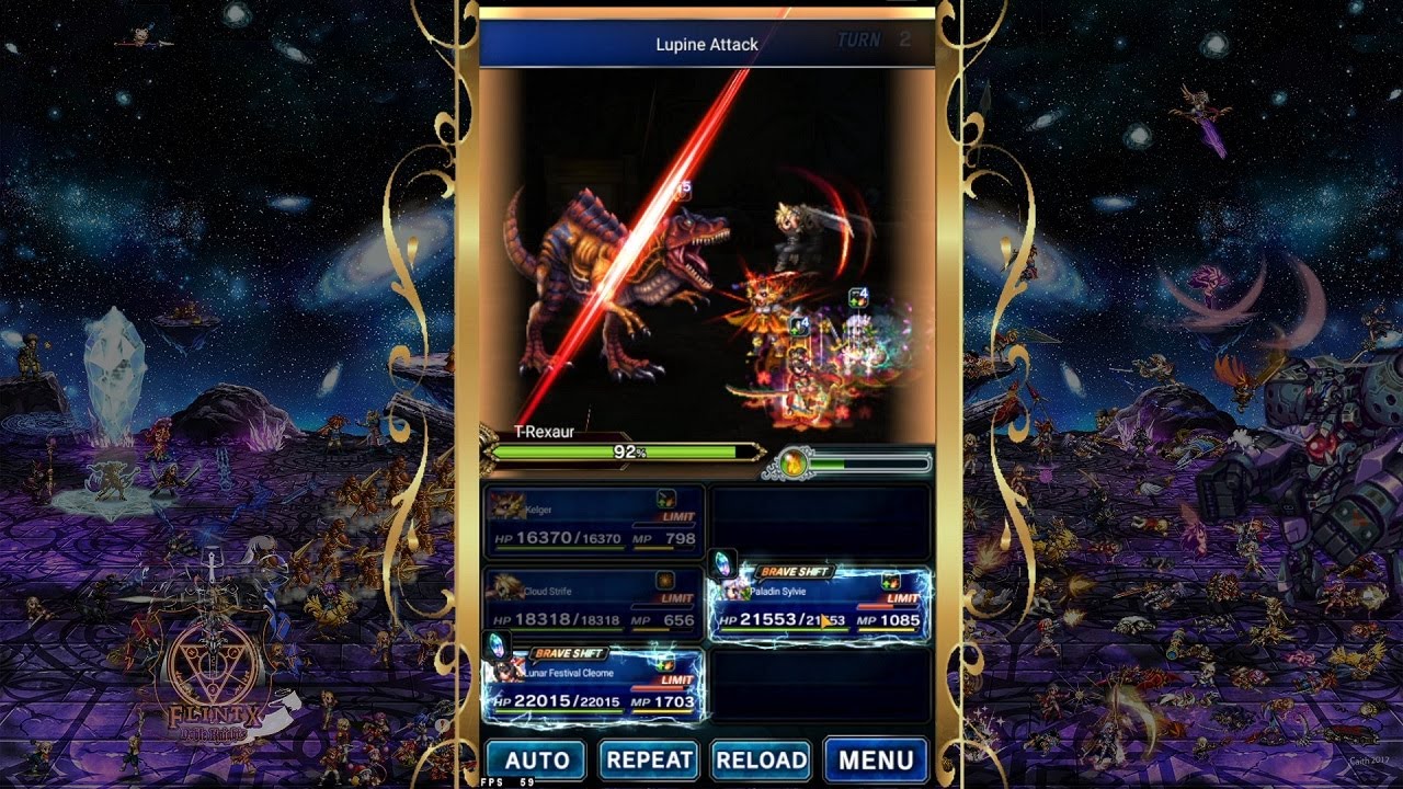 FFBE - Ancient Dinosaur - EXT (All Missions) - YouTube