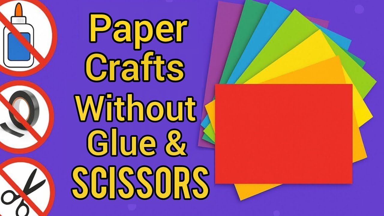 3 Origami Crafts / Cute Craft Ideas With Paper / Paper Craft Without ...