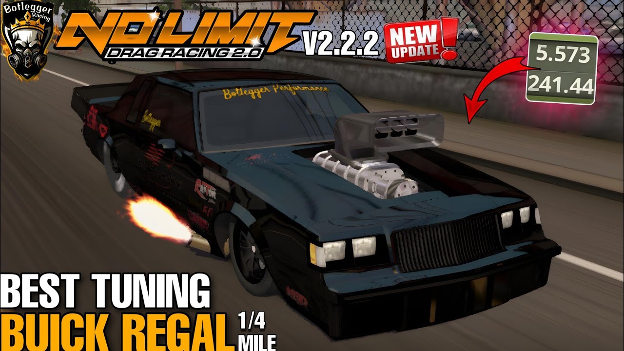Fastest Buick Regal Tuning 5.5 second on 1/4 Mile no limit drag racing ...