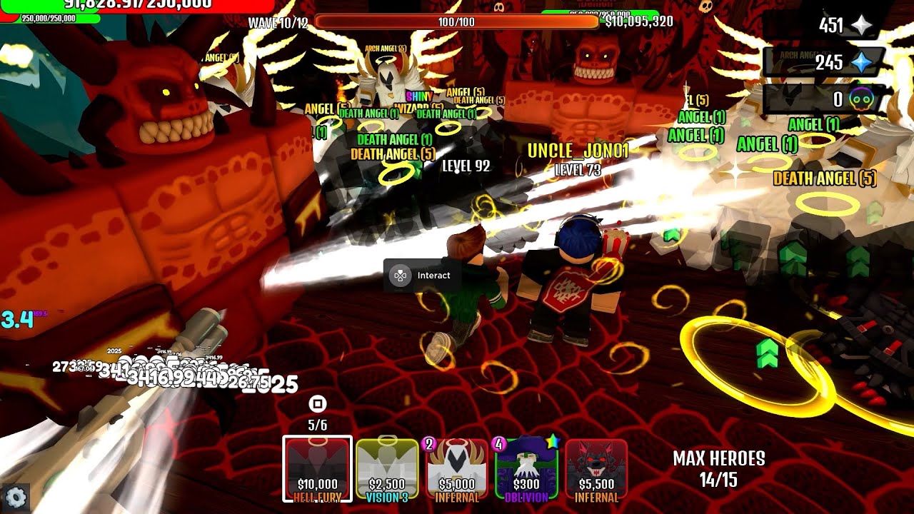 Uncle Berhasil Mengalahkan Boss Lantai 6 - Roblox House Tower Defense ...