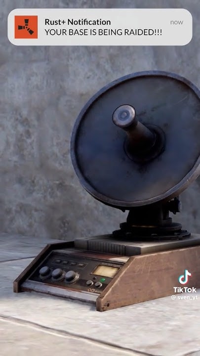 Rust how to setup seismic sensor alarm - YouTube