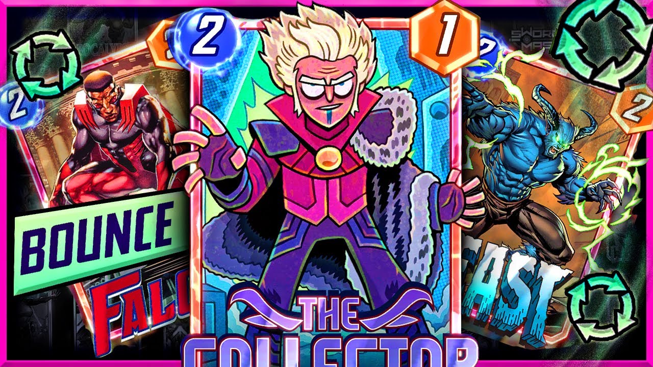 BOUNCING up the LADDER in MARVEL SNAP - Collector, Beast, Falcon Deck ...