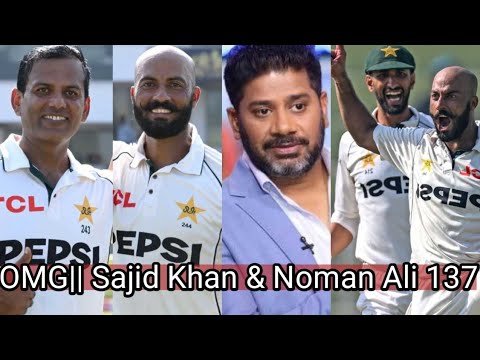OMG| Indian Media Shocking Reaction On Sajid Khan 4 & Noman Ali 5 Wickets Bowling Vs WI Al Out ...