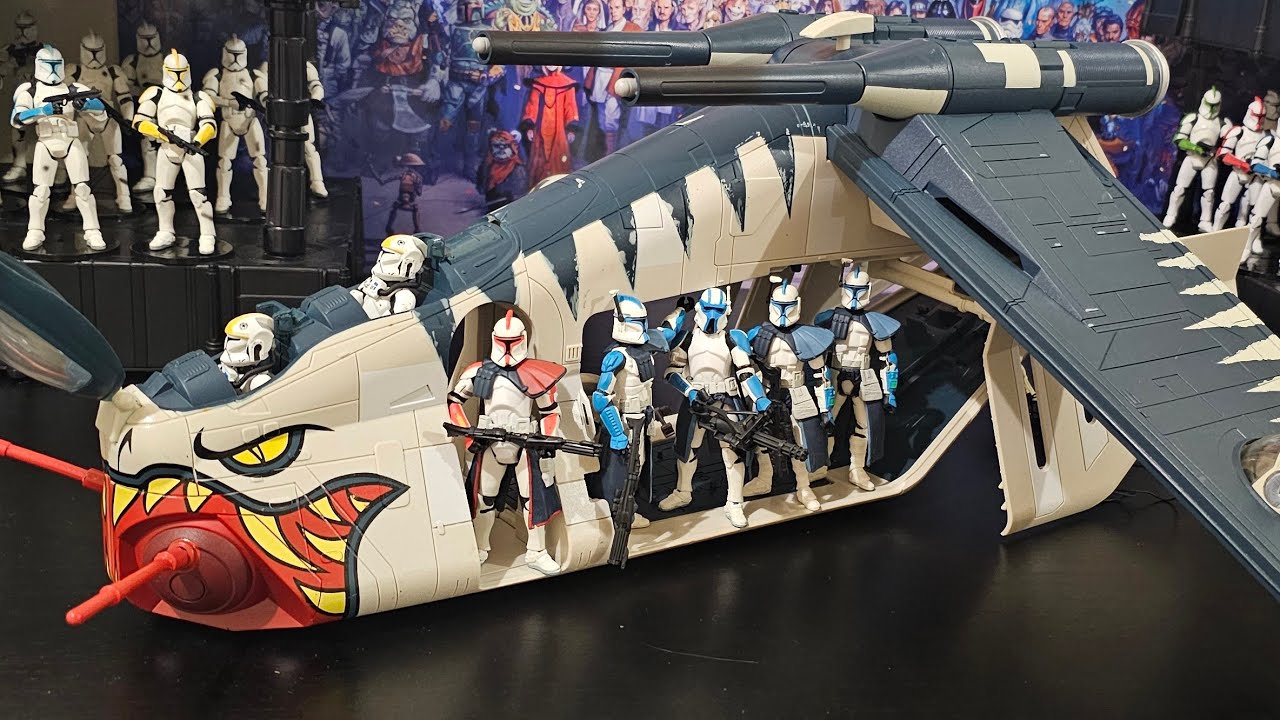 Tiger Shark Republic Gunship, Dropship. Star Wars Arc Troopers ...