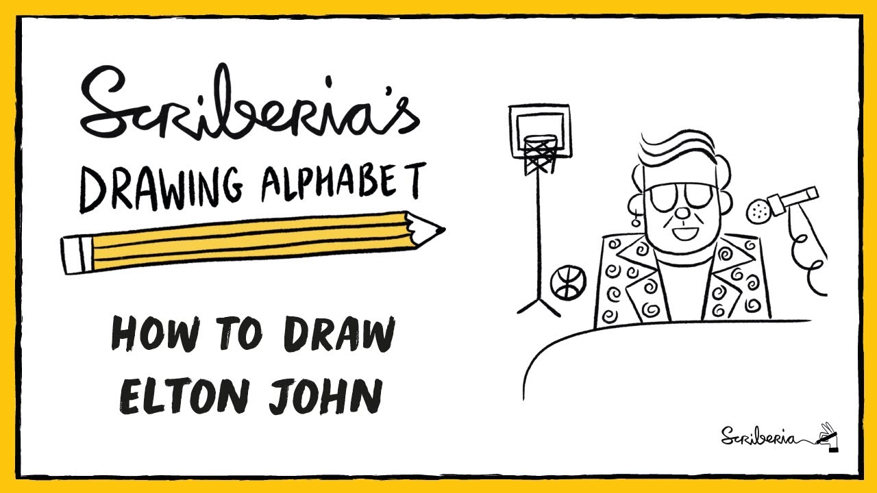 How to Draw Elton John - YouTube