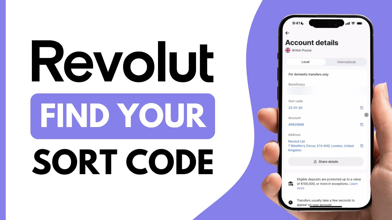 How to Find Your Sort Code on Revolut (2025) - YouTube