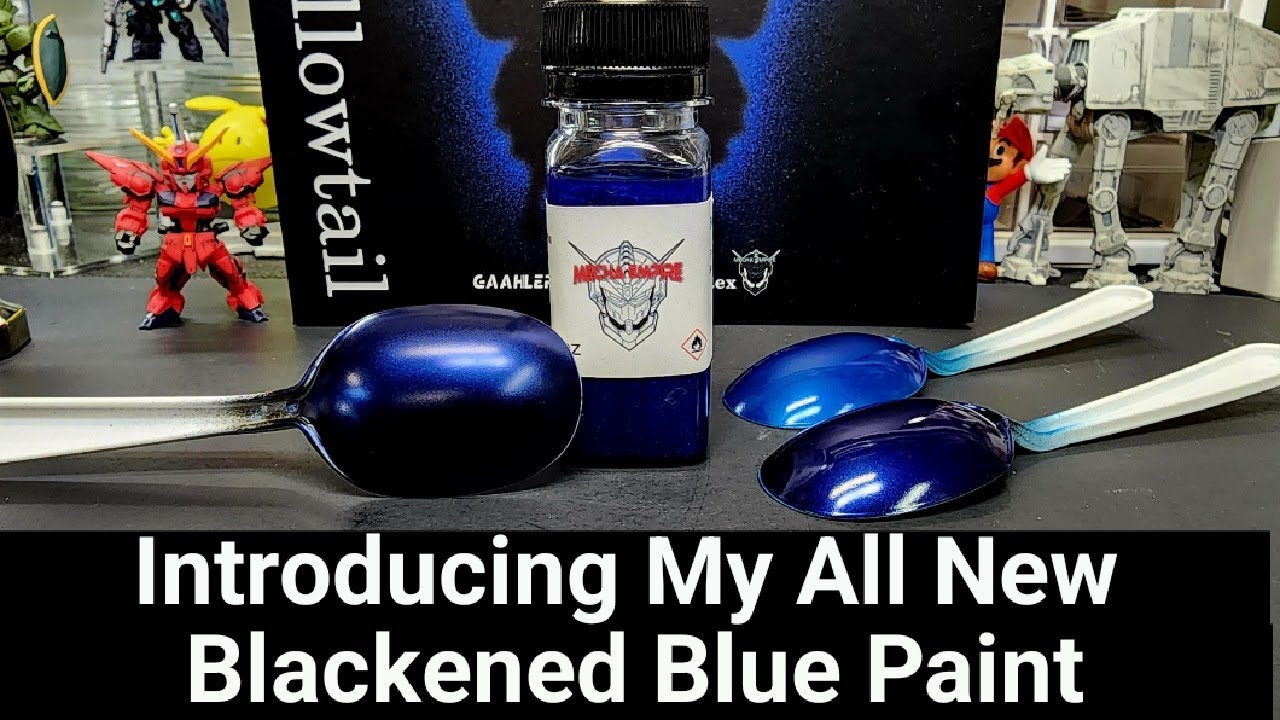 Introducing My All New Blackened Blue Paint - YouTube