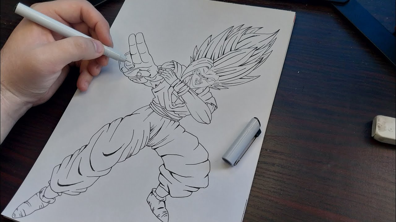 Gohan Beast! How to draw Gohan Beast. #dragonballheroes #gohanbeast ...