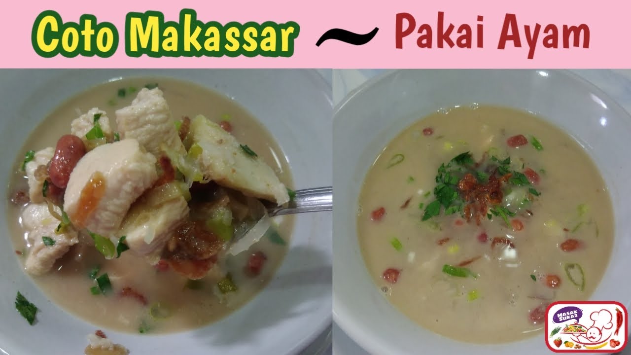 Cara membuat Coto Makassar dari daging Ayam - YouTube