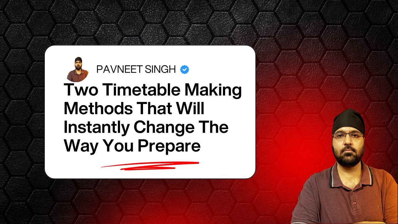 Two Timetable Making Methods That Will Instantly Change The Way You ...