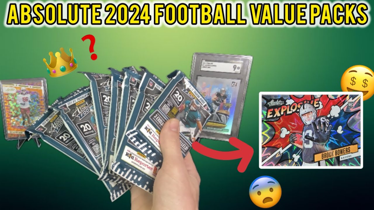 THESE ARE BETTER THEN BLASTERS! 2024 ABSOLUTE FOOTBALL VALUE CHASE FOR ...