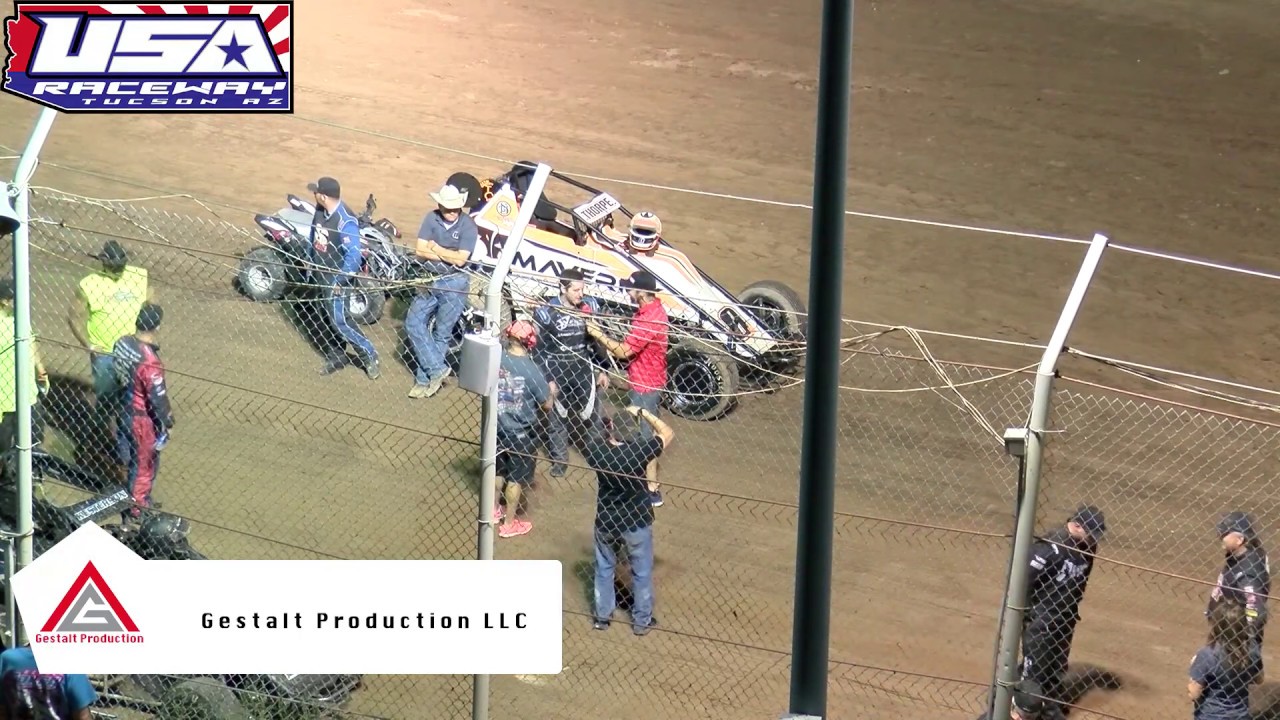 USA Raceway ASCS Non Wing Sprint Car Redraw July 6 2019 - YouTube