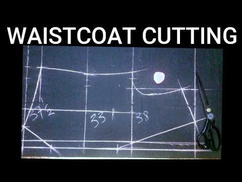 HOW TO DRAFT/CUT A WAISTCOAT STEP BY STEP AND WELL DETAILED AND ...