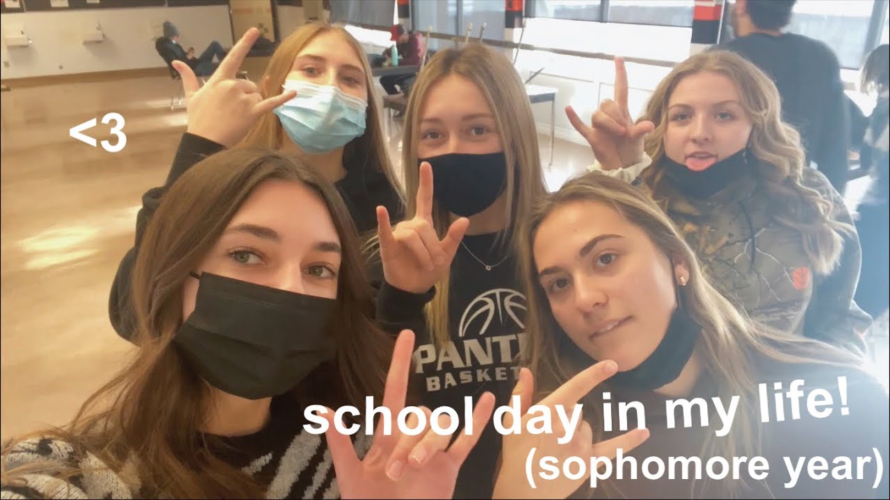average school day in my life (sophomore year) - YouTube