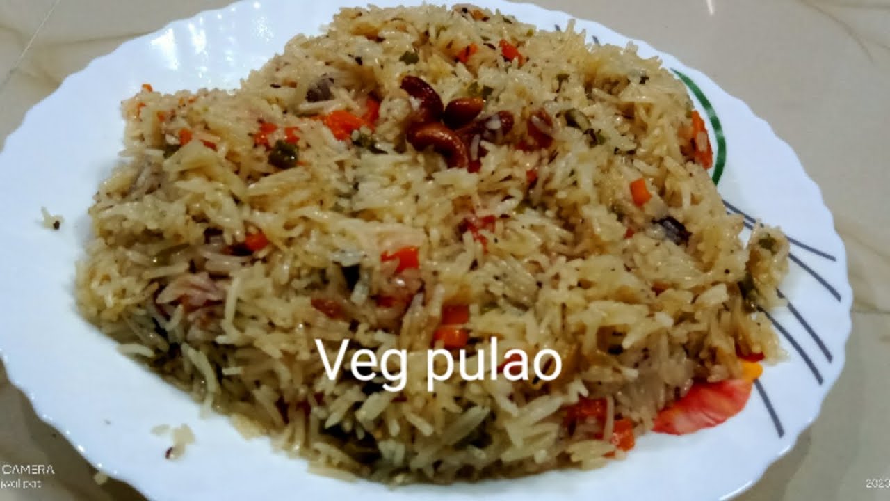 Bengali Fried Rice || Vegetables pulao Recipe|| sweet Fried Rice ...