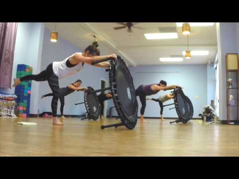 BARRE Bounce - our signature trampoline class! - YouTube