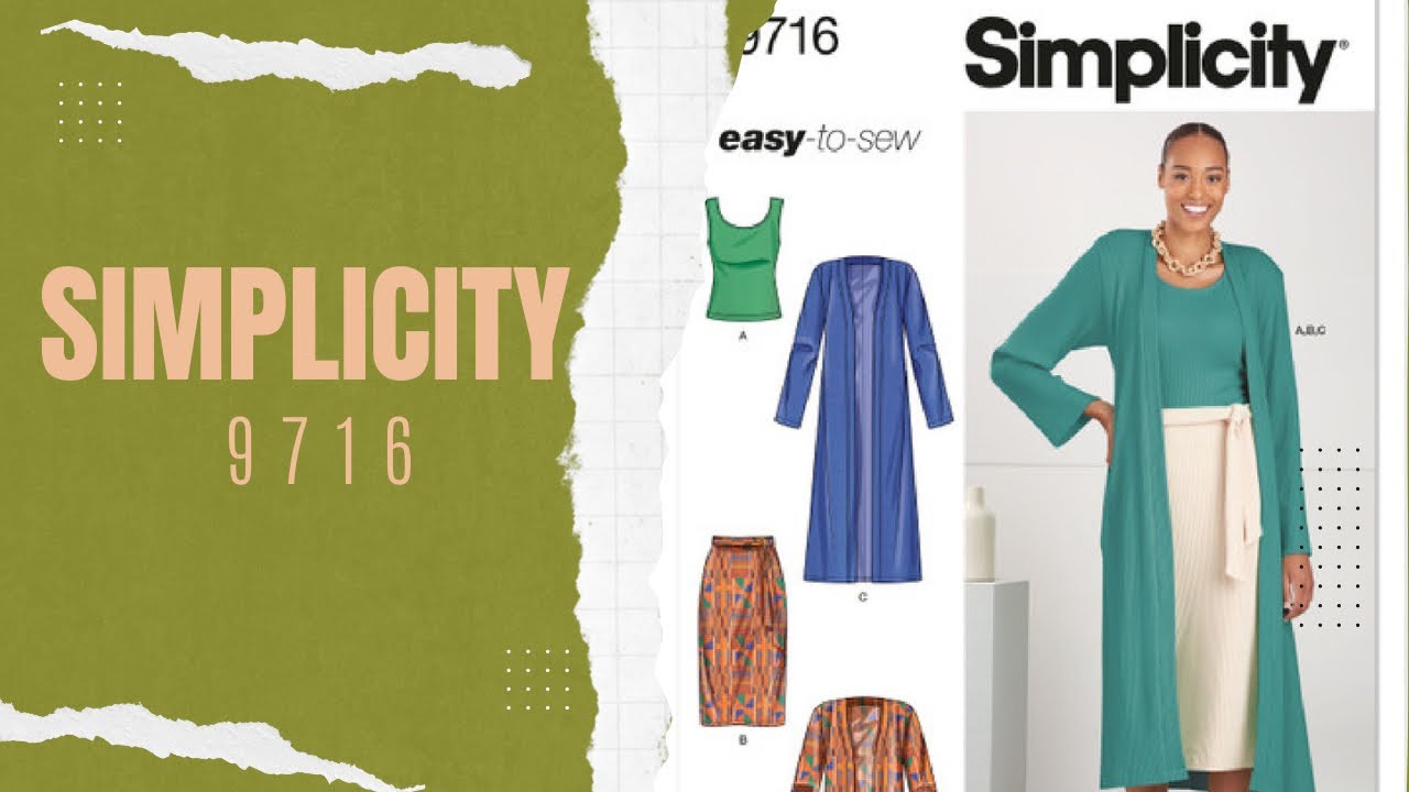 Sewing Simplicity 9716 - YouTube