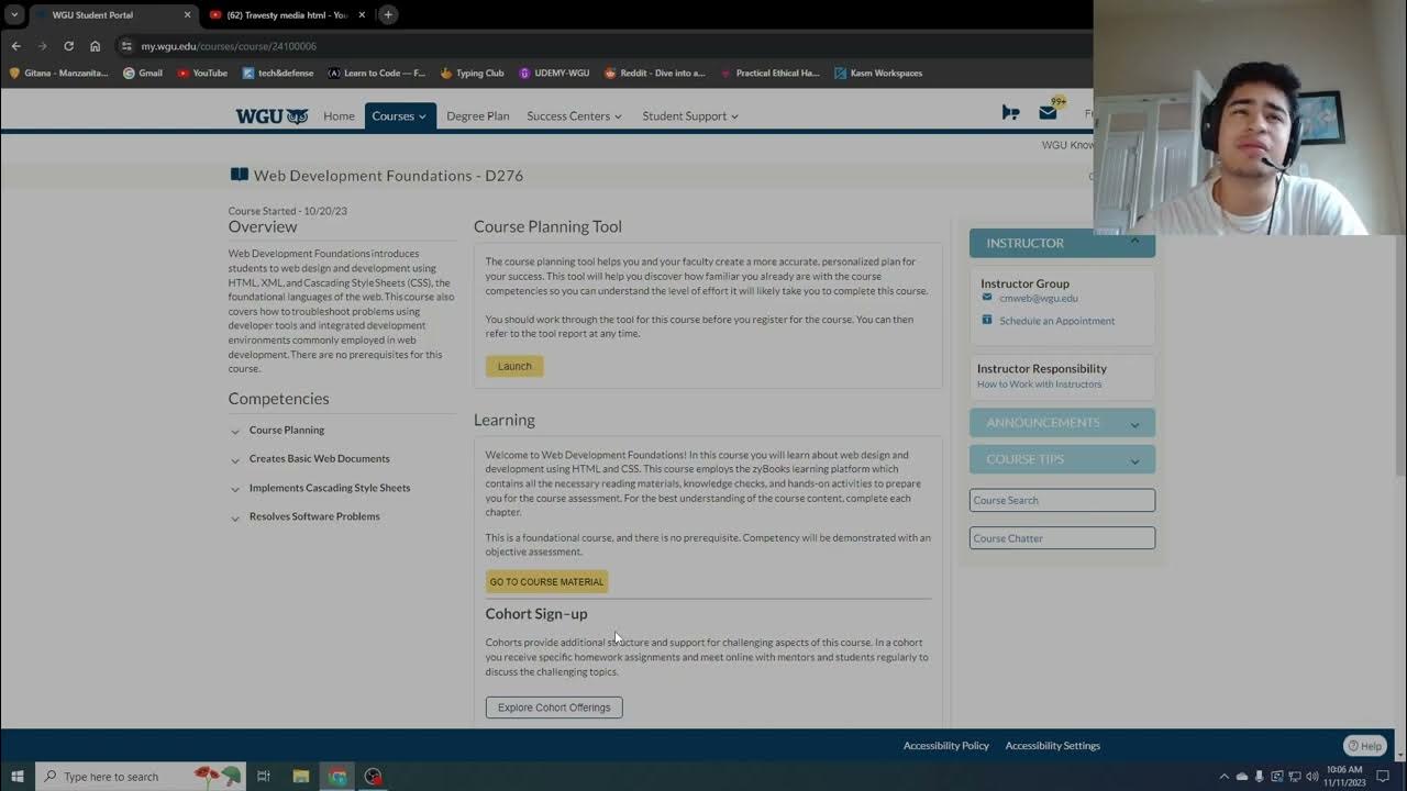 WGU D276 - Web Development Foundations, How I passed. - YouTube