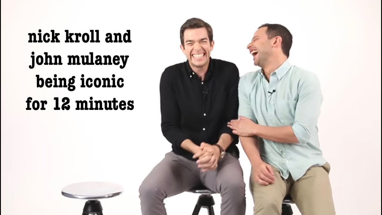 nick kroll and john mulaney being iconic for 12 minutes - YouTube